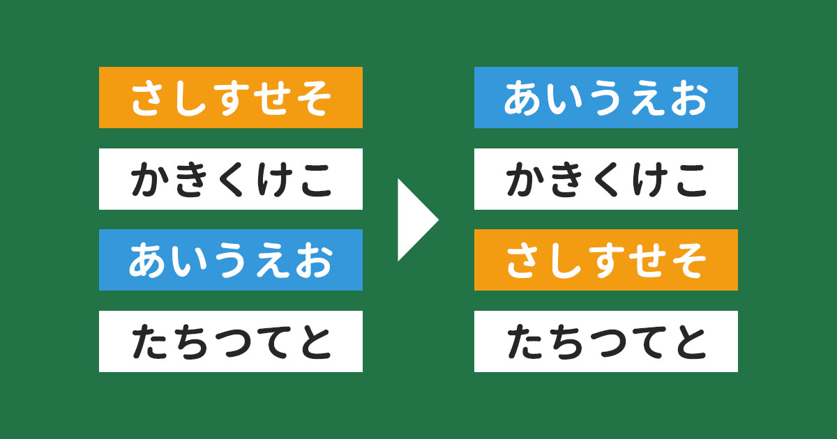 Excelのデータを数値順・日付順・名前順などで並び替える5つの方法 | SuiSui Office